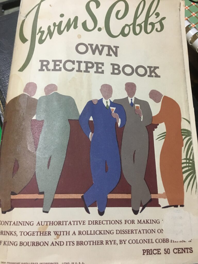 Milk and Egg Drinks from Irwin S. Cobb's Own Recipe Book, 1934