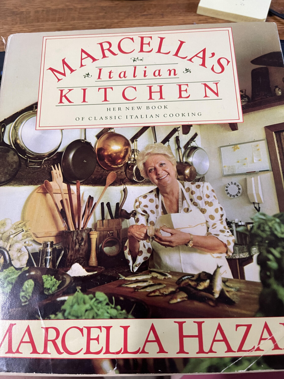 Marcella's Italian Kitchen, Marcella Hazan, 1986, First Edition