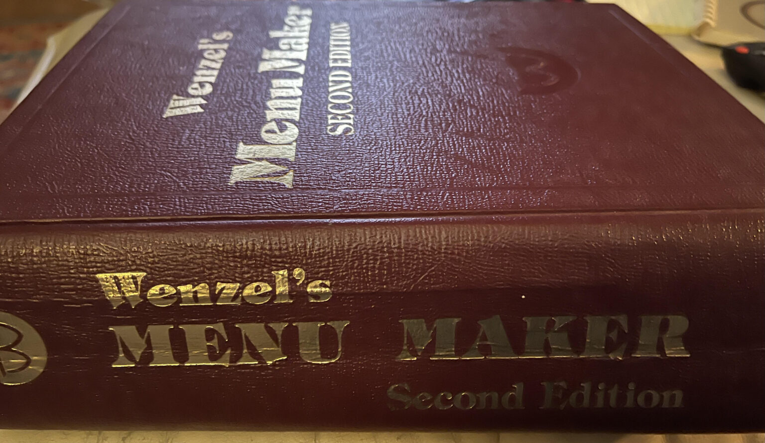 Wenzel's Menu Maker, Second Edition, 1979. 1167 Pages of Menus