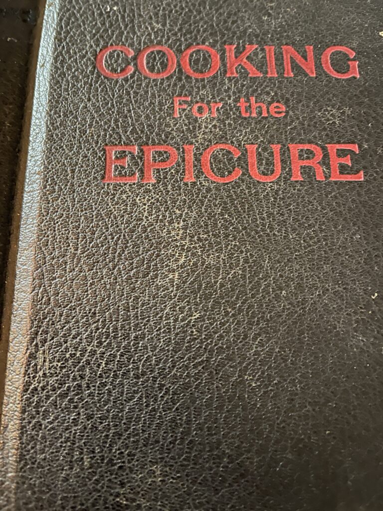 Cooking for the Epicure, 1960, Chef John William Clancy