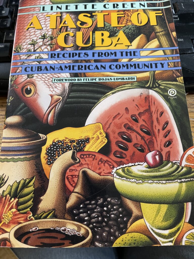 A Taste of Cuba, 1994, Linette Creen. Mint Condition Paperback