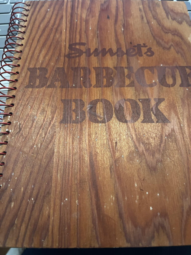 Barbecue Sauces from Sunset's Barbecue Book, 1938