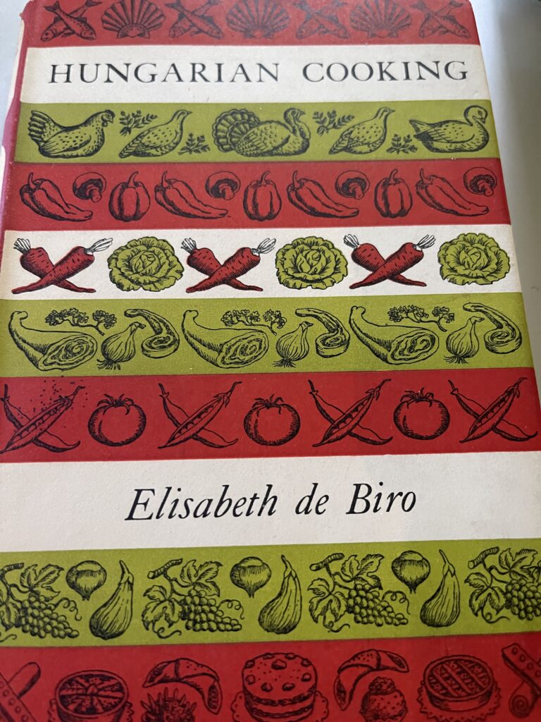 Hungarian cooking, Elizabeth de Biro, 1952, First Edition, First Printing