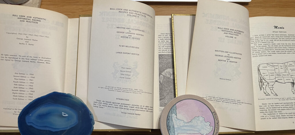 Bull Cook and Authentic Historical Recipes, Volumes I, II, and III